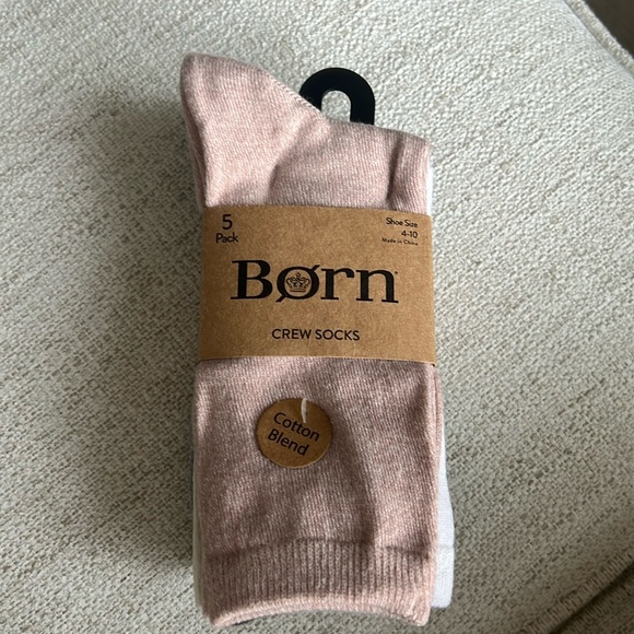 Born | Accessories | Born Crew Socks 5 Pack | Poshmark